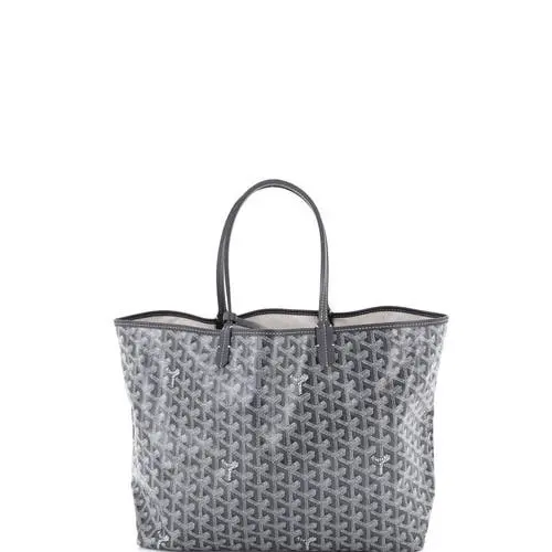 Goyard Saint Louis Pm Tote Coated Canvas - Gray