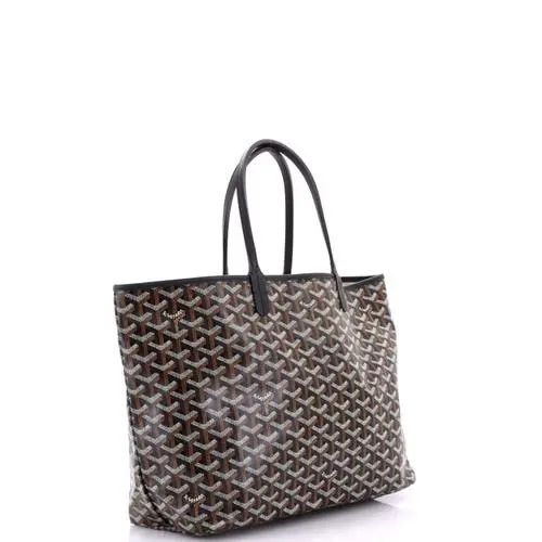 Goyard Saint Louis Pm Tote Coated Canvas - Black