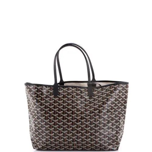 Goyard Saint Louis Pm Tote Coated Canvas - Black
