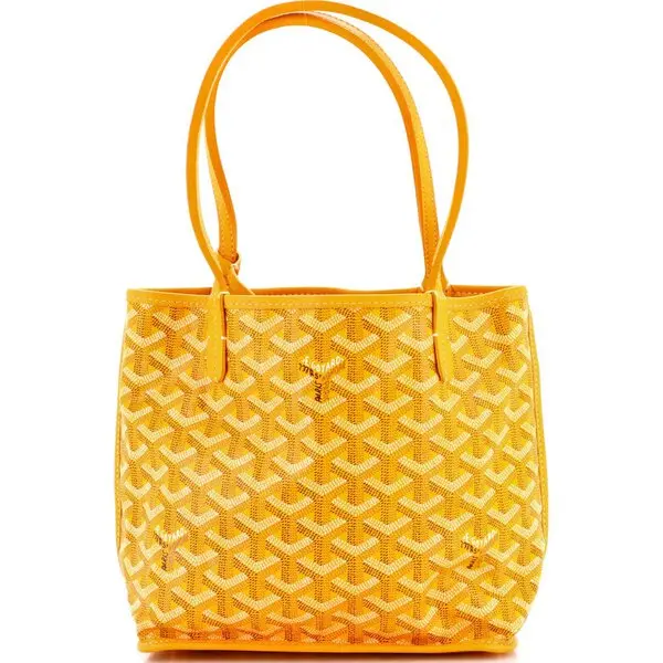GOYARD Anjou Reversible Mini Tote Coated Canvas