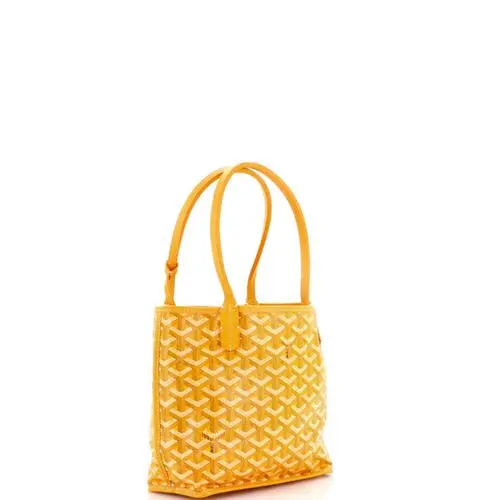 Goyard Anjou Reversible Tote Coated Canvas Mini - Yellow