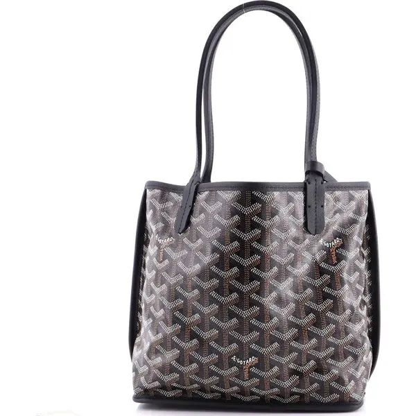 GOYARD Anjou Reversible Tote Coated Canvas Mini