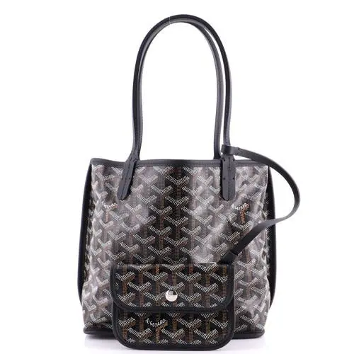 GOYARD Anjou Reversible Tote Coated Canvas Mini