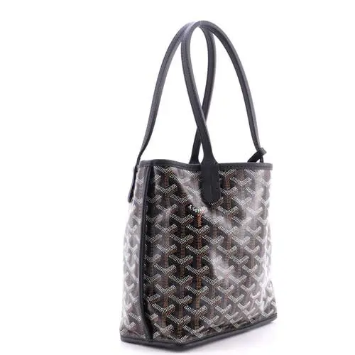 GOYARD Anjou Reversible Tote Coated Canvas Mini