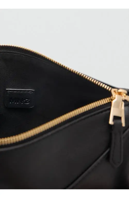 Mango Faux Leather Crossbody Bag