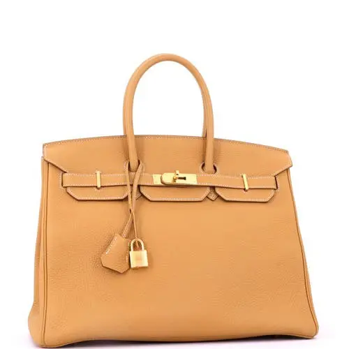 Hermès Birkin Handbag Togo 35 - Natural Sable