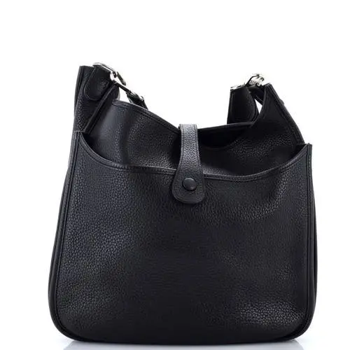 Hermès Evelyne Bag Gen Iii Clemence Gm - Black