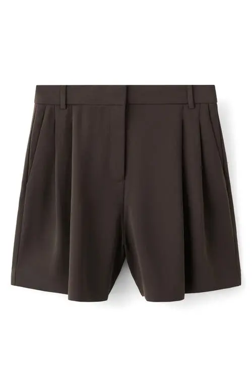Mango Pleated Bermuda Shorts