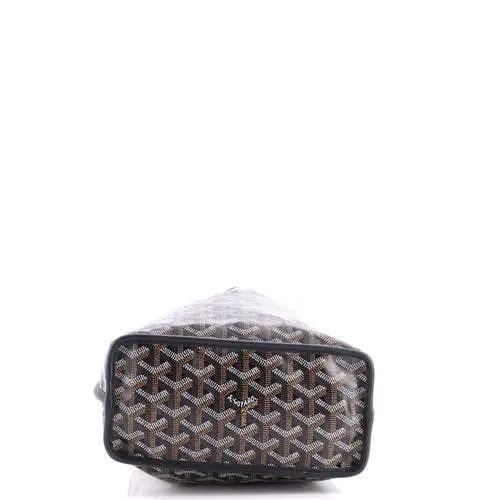 Goyard Anjou Reversible Tote Coated Canvas Mini - Black