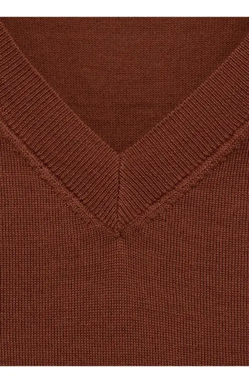 Mango Wool Sweater - Russet