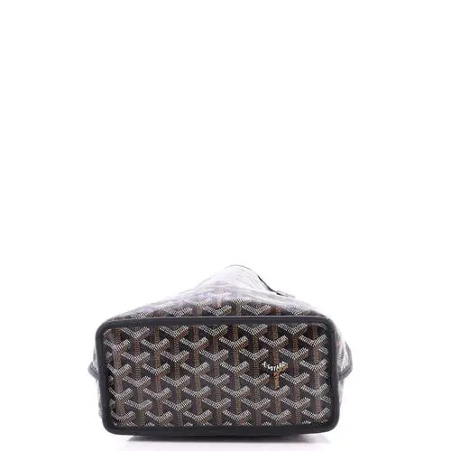 Goyard Anjou Reversible Tote Coated Canvas Mini - Black