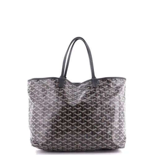 Goyard Saint Louis Pm Tote Coated Canvas - Black