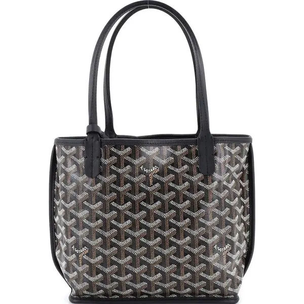 GOYARD Anjou Reversible Tote Coated Canvas Mini