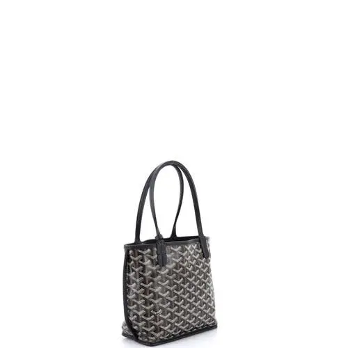 GOYARD Anjou Reversible Tote Coated Canvas Mini
