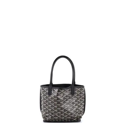 GOYARD Anjou Reversible Tote Coated Canvas Mini