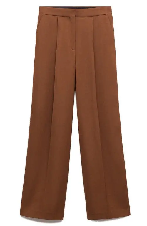 Mango Straight Leg Suit Pants