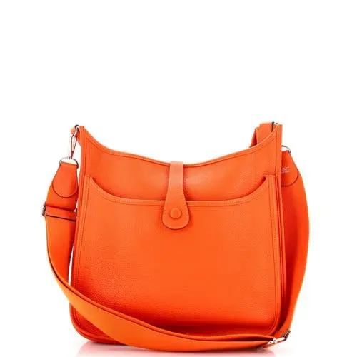 Hermès Evelyne Bag Gen Iii Clemence Gm - Orange