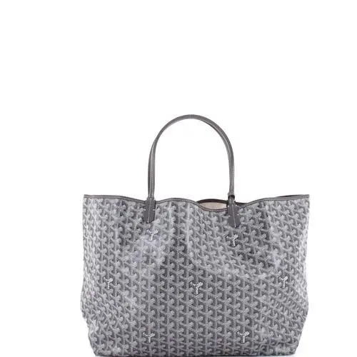 Goyard Saint Louis Tote Coated Canvas Gm - Grey