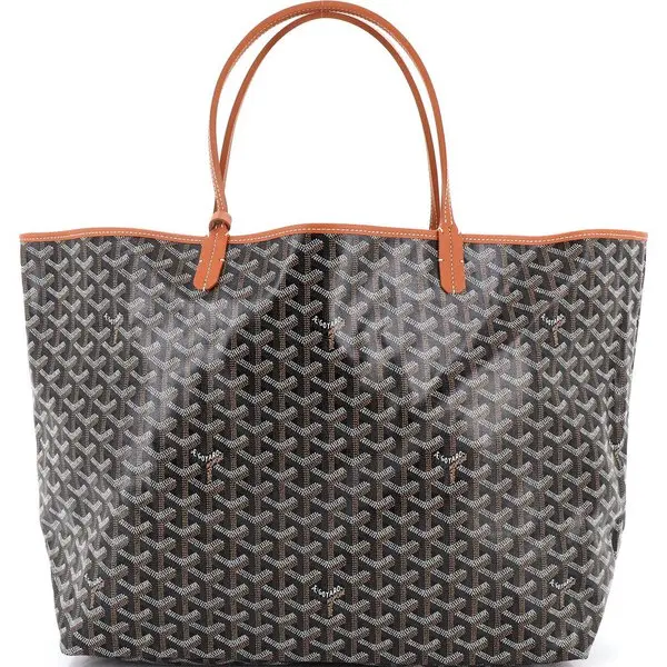 Goyard Saint Louis Gm Tote Coated Canvas - Brown