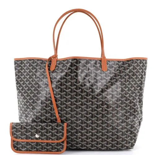 Goyard Saint Louis Gm Tote Coated Canvas - Brown