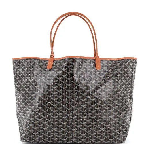 Goyard Saint Louis Gm Tote Coated Canvas - Brown