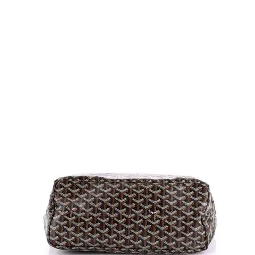 Goyard Saint Louis Tote Coated Canvas Pm - Black