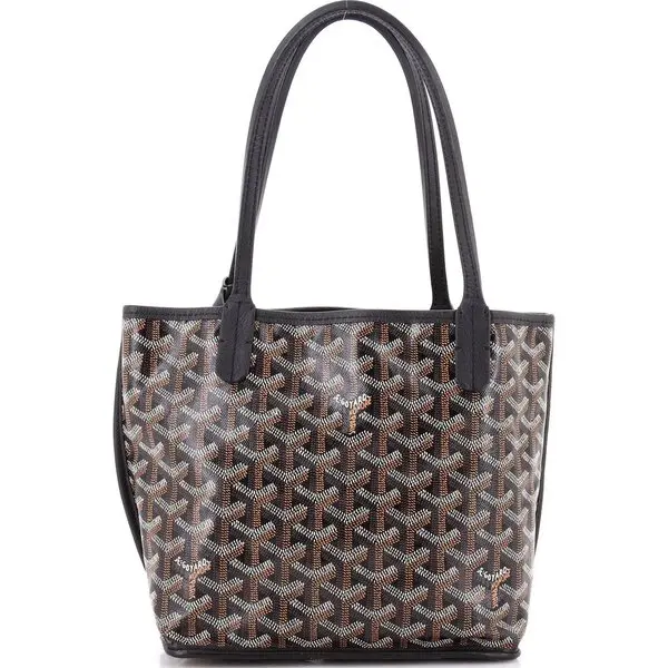GOYARD Anjou Reversible Mini Tote Coated Canvas