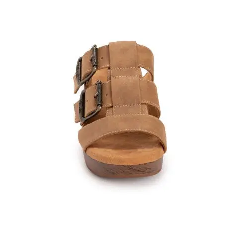 MUK LUKS Myra Sandal - Tan