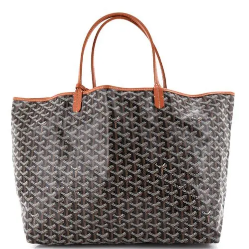 Goyard Saint Louis Tote Coated Canvas Gm - Brown