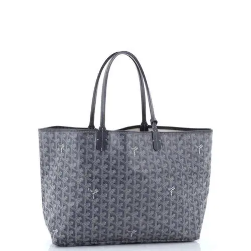 Goyard Saint Louis Tote Coated Canvas Pm - Grey