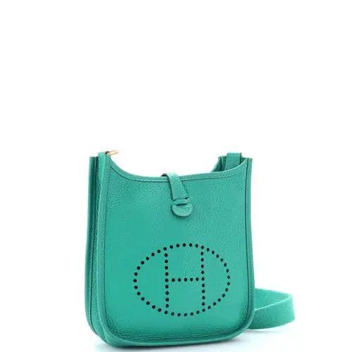 Hermès Evelyne Bag Gen Iii Clemence Tpm - Vert Verone