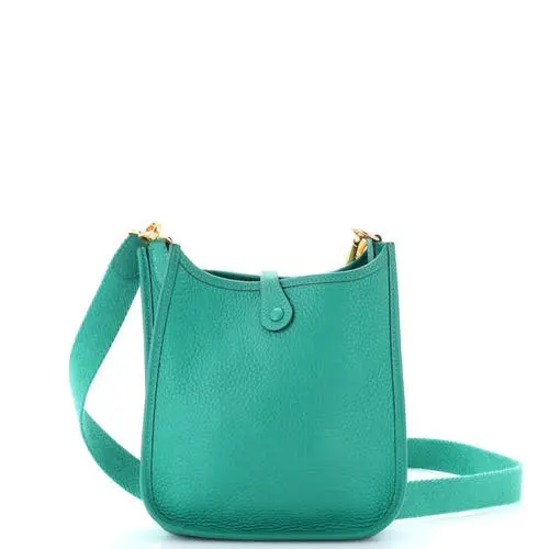 Hermès Evelyne Bag Gen Iii Clemence Tpm - Vert Verone