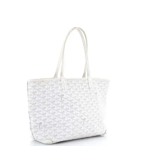 Goyard Artois Tote Coated Canvas Pm - White