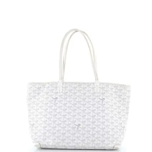 Goyard Artois Tote Coated Canvas Pm - White