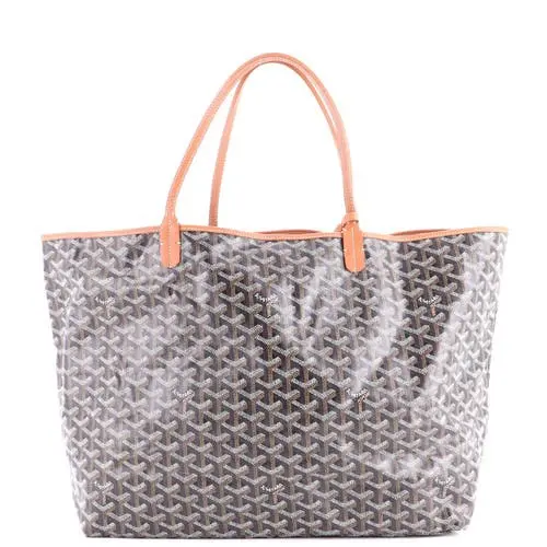 Goyard Saint Louis Tote Coated Canvas Gm - Brown