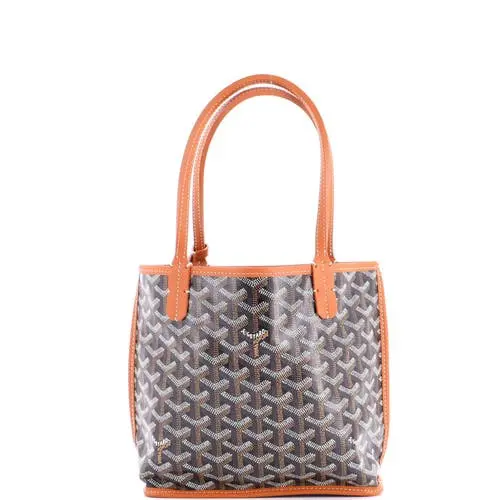 Goyard Anjou Reversible Tote Coated Canvas Mini - Brown