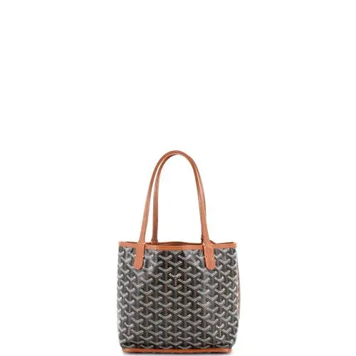Goyard Anjou Reversible Tote Coated Canvas Mini - Brown