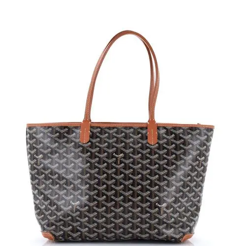Goyard Artois Tote Coated Canvas Pm - Brown