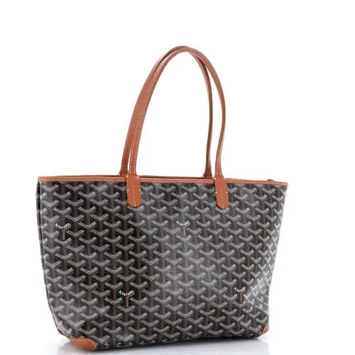Goyard Artois Tote Coated Canvas Pm - Brown