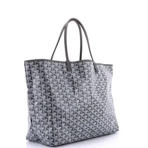 Goyard Saint Louis Tote Coated Canvas Gm - Grey