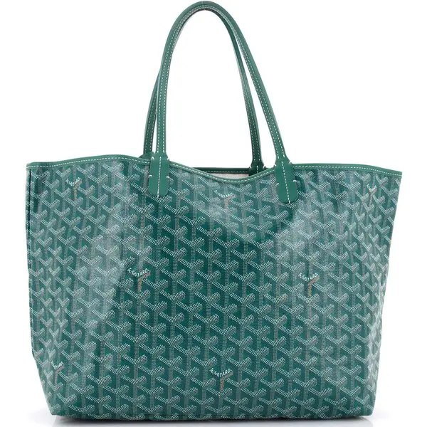 Goyard Saint Louis Tote Coated Canvas Pm - Green