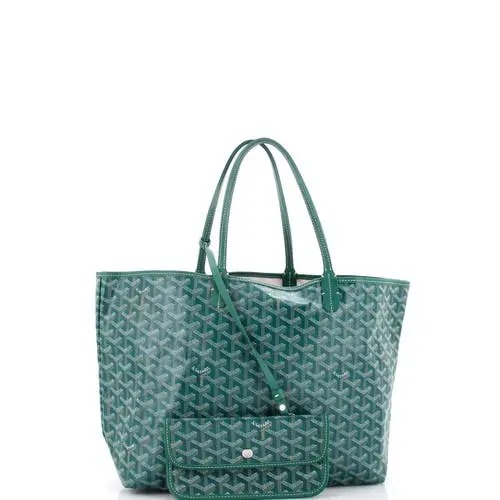 Goyard Saint Louis Tote Coated Canvas Pm - Green