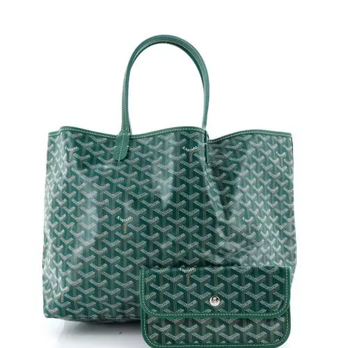 Goyard Saint Louis Tote Coated Canvas Pm - Green