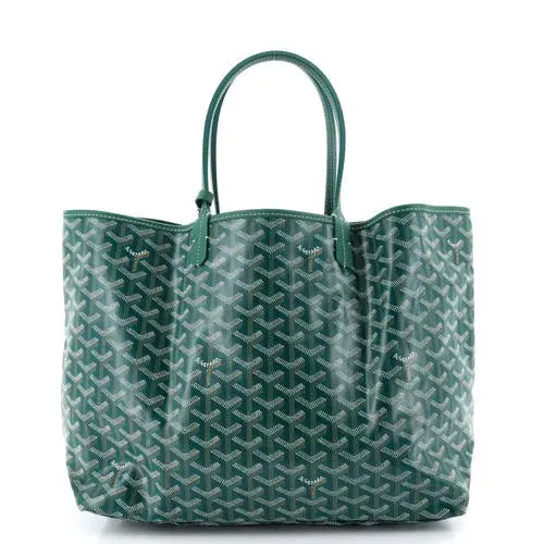 Goyard Saint Louis Tote Coated Canvas Pm - Green