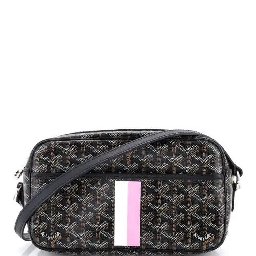 Goyard Cap Vert Bag Printed Coated Canvas - Black