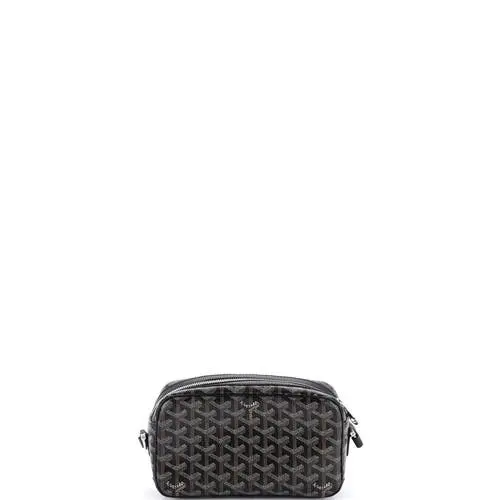Goyard Cap Vert Bag Printed Coated Canvas - Black