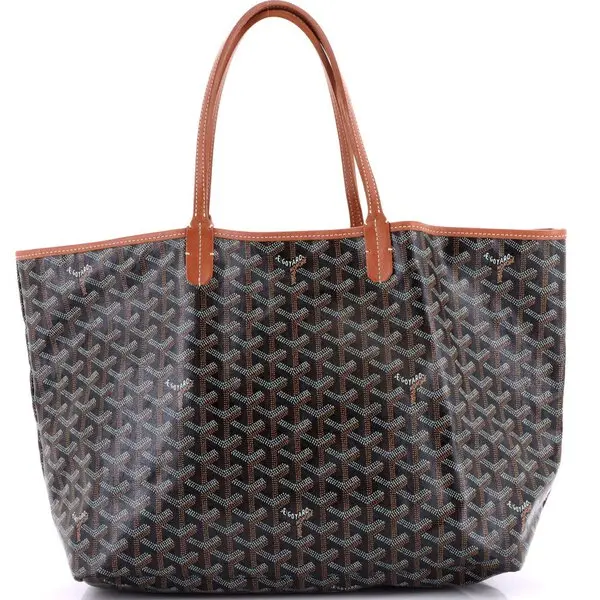 Goyard Saint Louis Pm Tote Coated Canvas - Brown