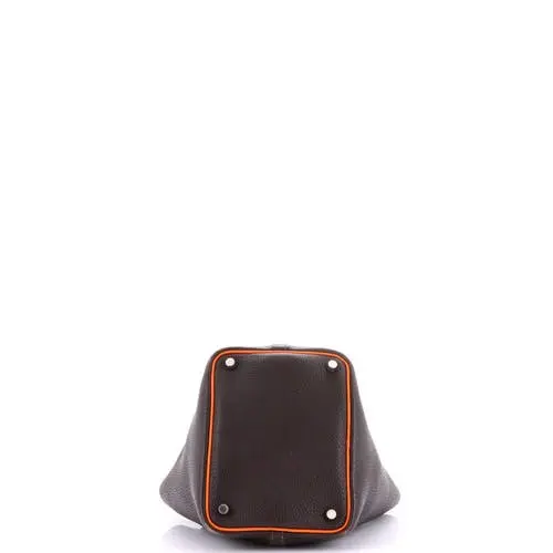 Hermès Eclat Picotin Lock Bag Clemence Pm - Brown
