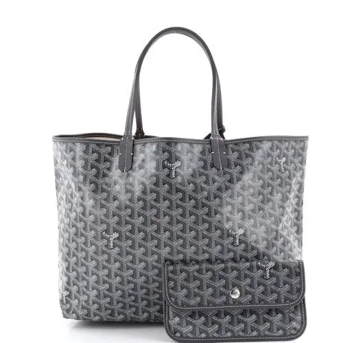 Goyard Saint Louis Tote Coated Canvas Pm - Grey