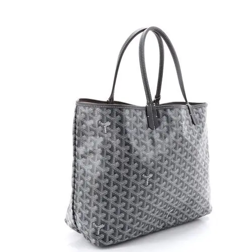 Goyard Saint Louis Tote Coated Canvas Pm - Grey